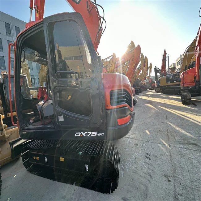 Hot Sale Doosan Excavator Dx75-9c Used Doosan Crawler Excavator Dx75-9c ...