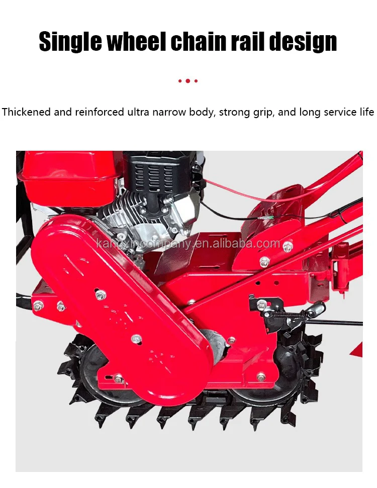 Mini Self Propelled Power Tiller Rotary Plough Machine Cultivator ...