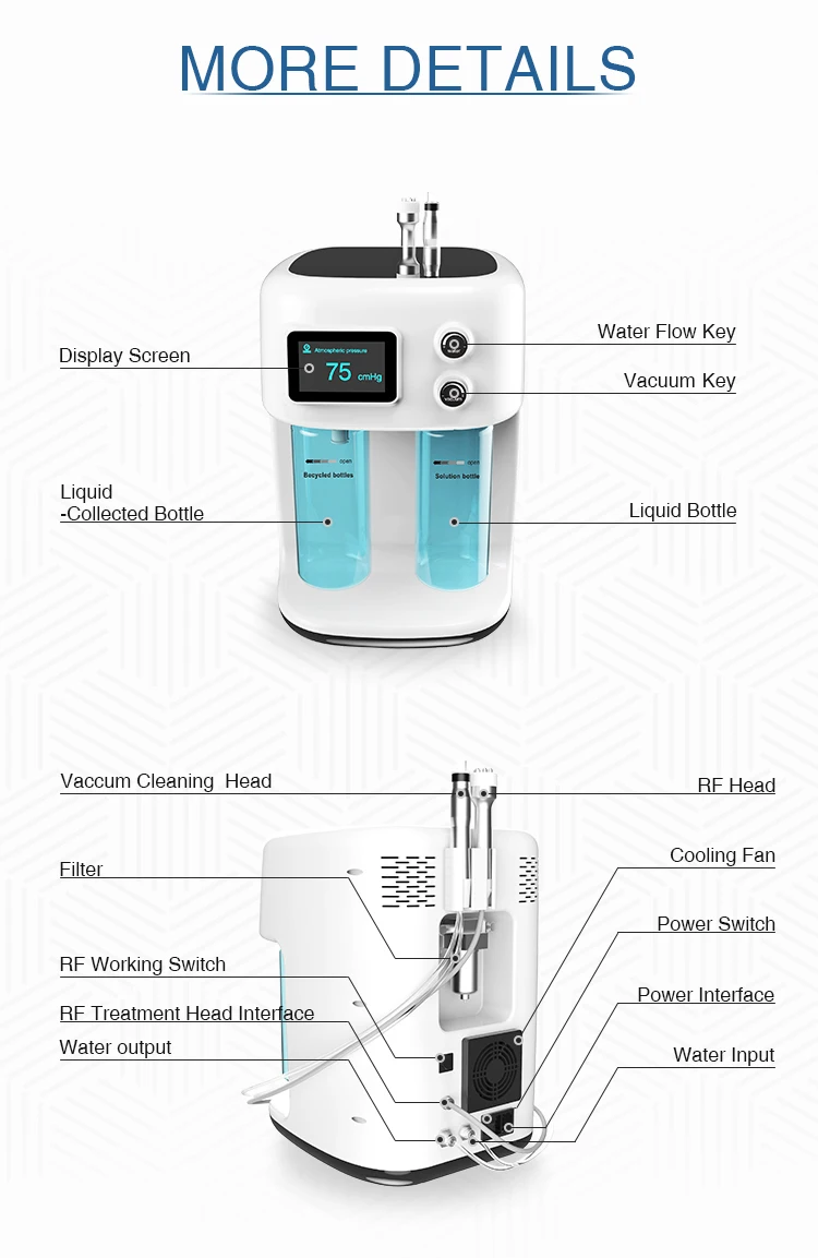Facial Machines Diamond Peel Microdermabrasion Water Aqua Dermabrasion ...
