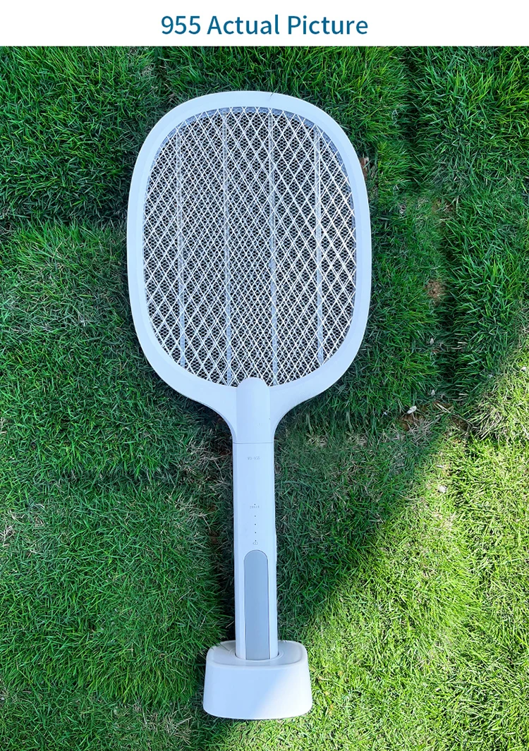 Electric Pest Killer Rechargeable Battery Fly Swatter Mosquito Zapper ...
