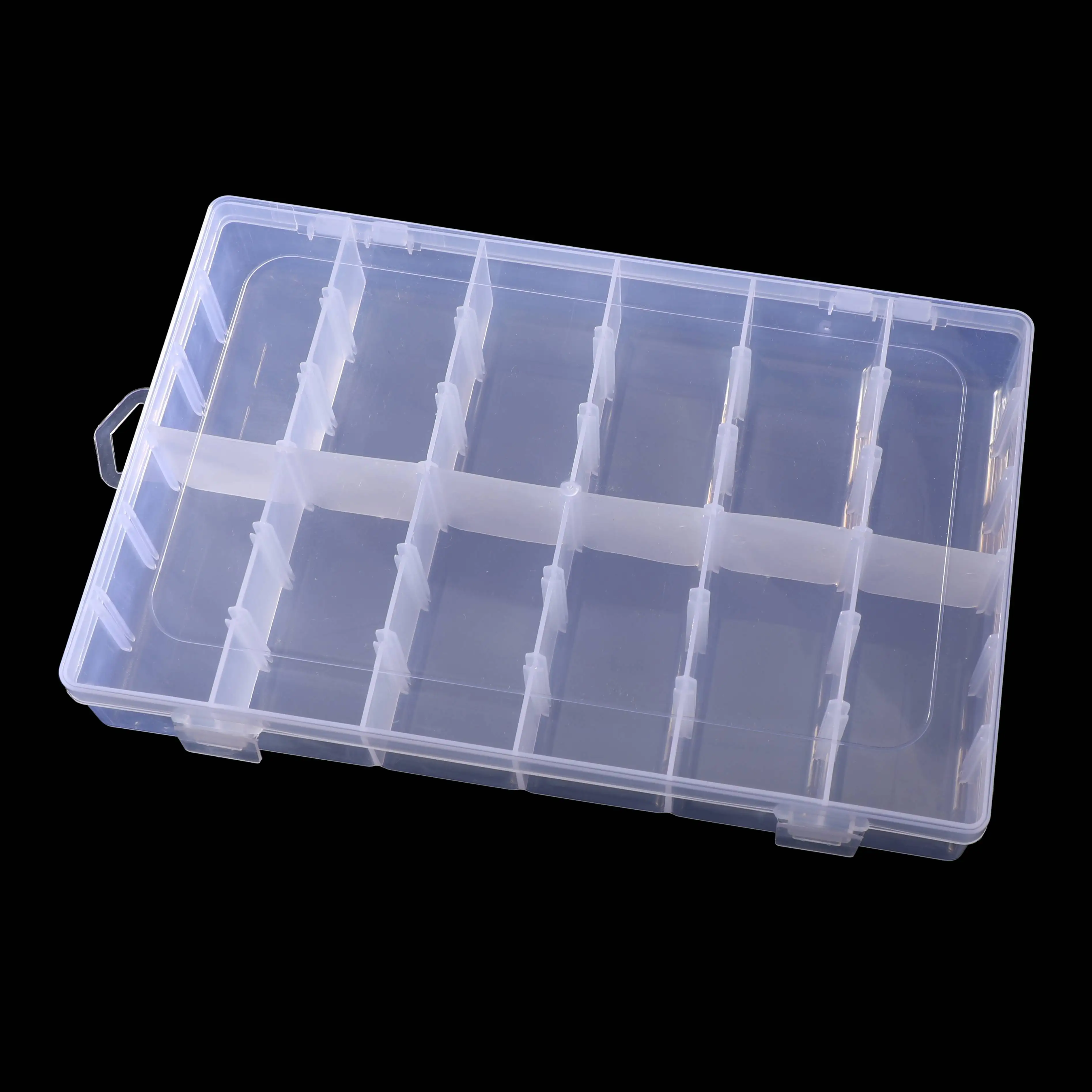 15 24 36 Grids Transparent Desktop Parts Clear Plastic Storage Box With ...