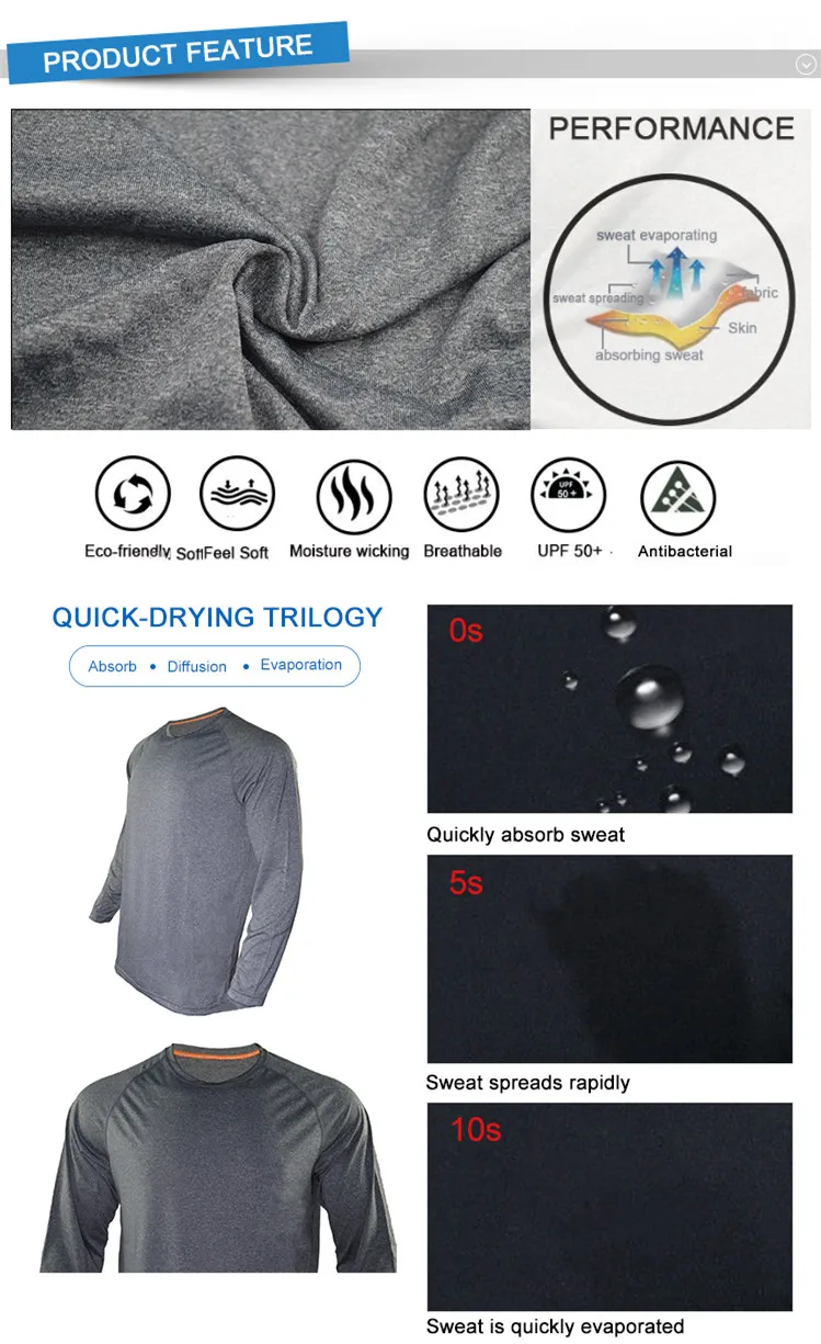 Custom Multicolor UPF50+ Polyester Fishing Shirts for Men