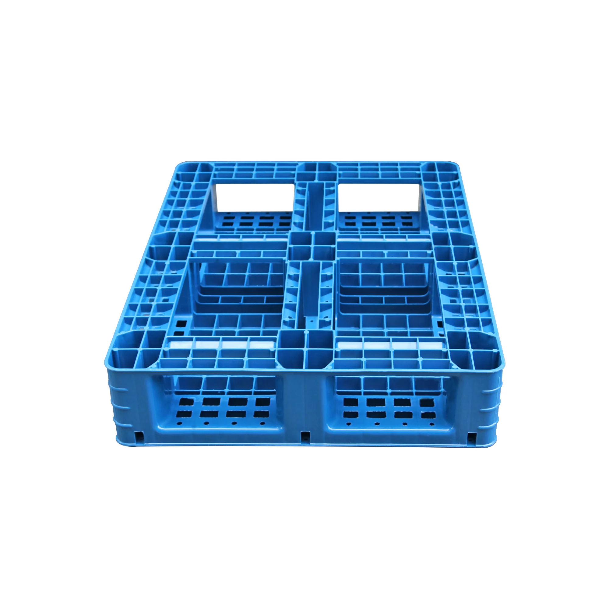 QS Large Stackable Reversible Plastic Pallet Euro Heavy Duty Perforated ...