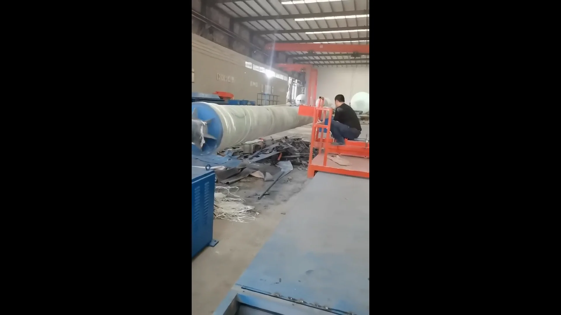 Dn15 - Dn4000 Fiberglass Winding Machine Grp Pipe Production Line ...