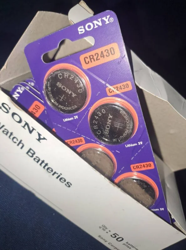 3v Cr2450 CR2430 CR2477 CR2032 CR1220 Coin Cell Battery Lithium Battery for Murata sony ...