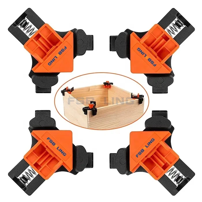 Adjustable Spring Loaded Right Angle Woodworking Clamp - Buy Picture ...