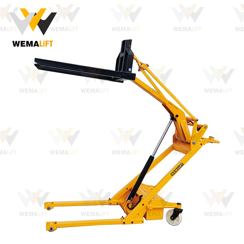 Curved Arm Semi-electric Pallet Stacker Crank Arm Pallet Truck Boom ...