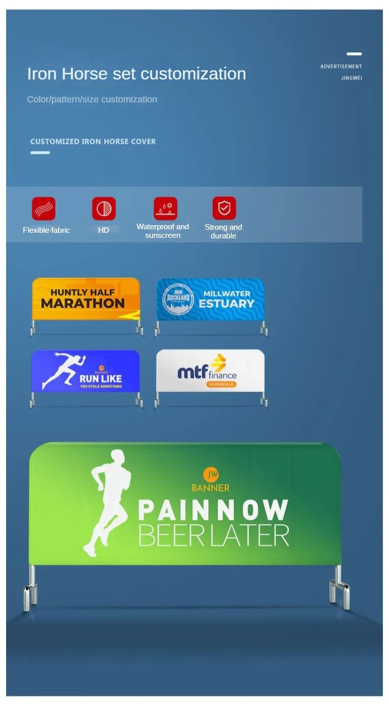 Bestful Signs Custom Crowd Control Covers Event Advertising Fabric ...