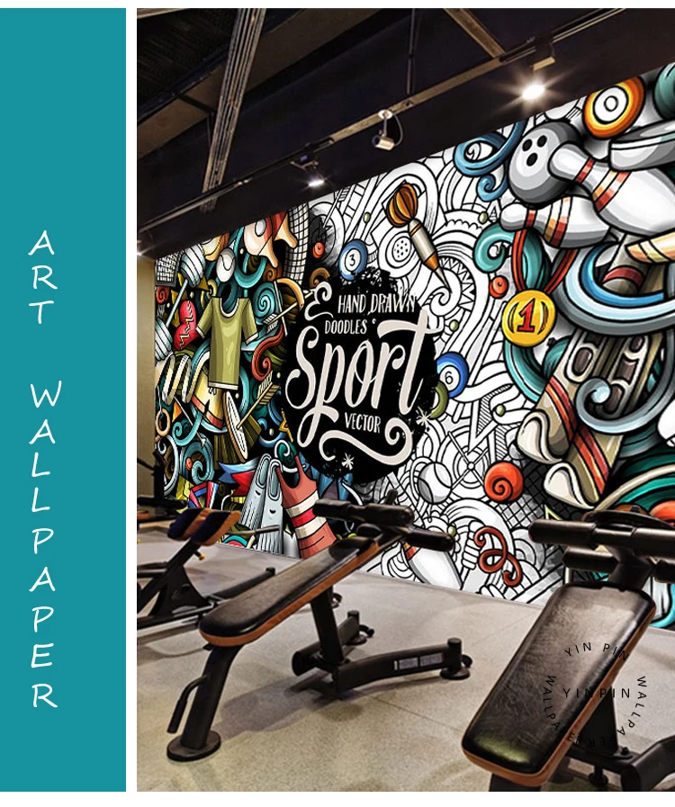 Wallpapers/wall Coating Graffiti 3d Wallpaper Mural Self Adhesive Wall ...