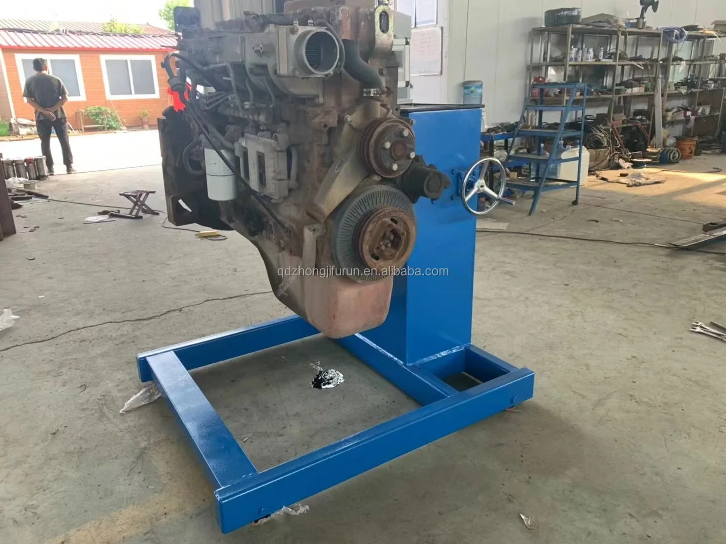 Electric 3 Ton Rotating Engine Stand by FORN - Heavy Duty 3000kg ...