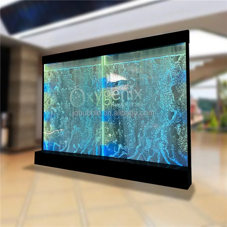 Movable Water Bubble Wall Panel Acrylic Water Feature For Room Divider ...