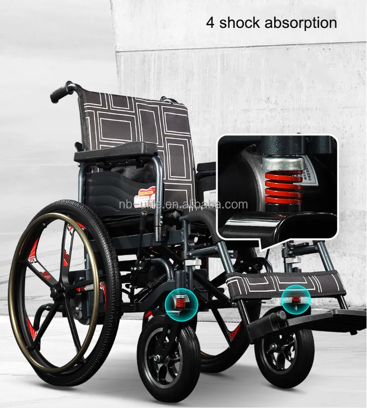 2023 New Model Wheelchair Electric Wheelchair With 250w*2 Dual Motor ...