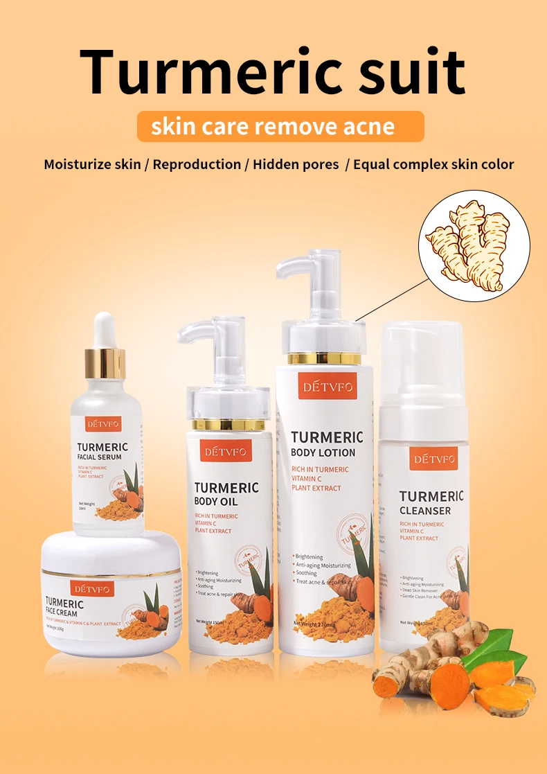 Private Label Anti Aging Repairing Skincare Kit Brightening Whitening