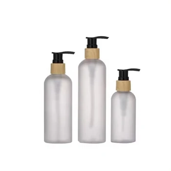Boston Round Frosted 120ml 200ml 250ml Pet Cosmetic Shampoo Bottle ...