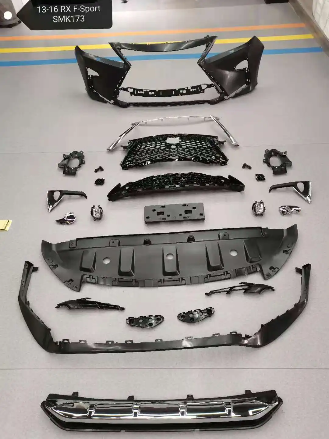 Auto Facelift Front Bumper Set For Lexus Rx 2016 Upgrade To 2016 F ...