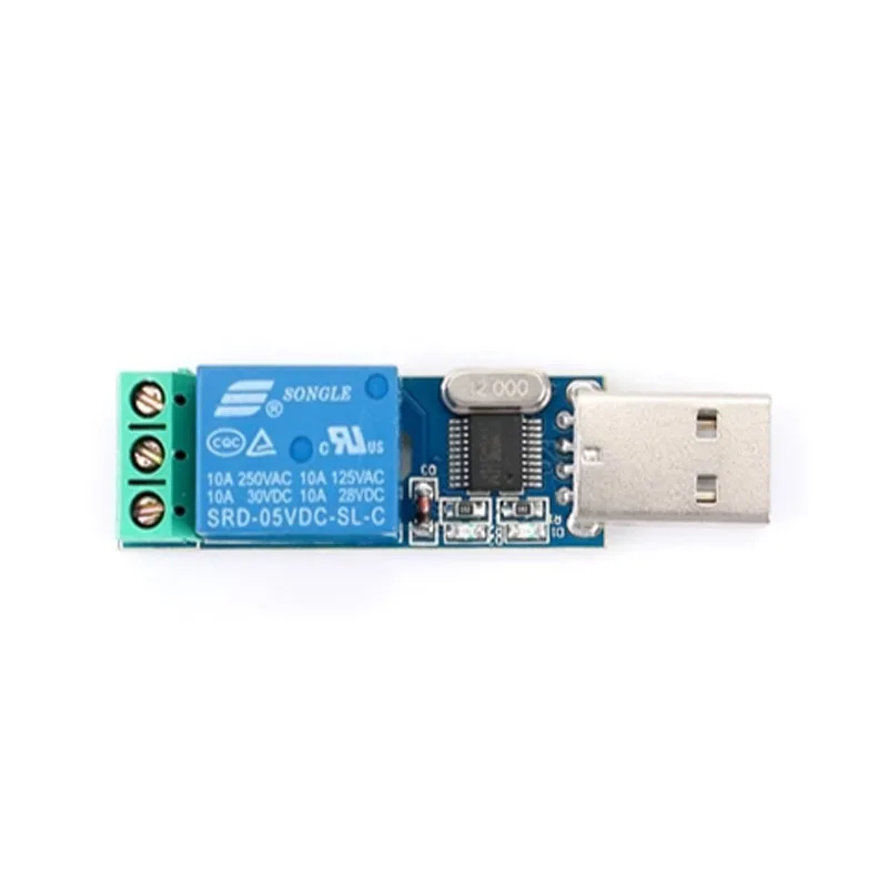 USB serial port control relay module overcurrent protection/command ...