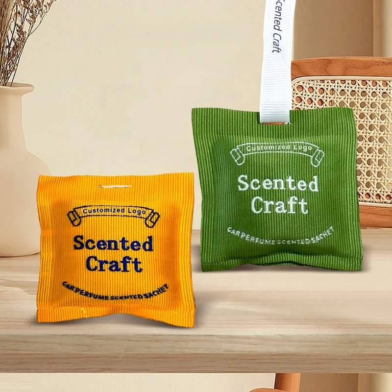 Customized Hanging Aroma Beads Scented Sachet Bag Car Scented Sachet ...