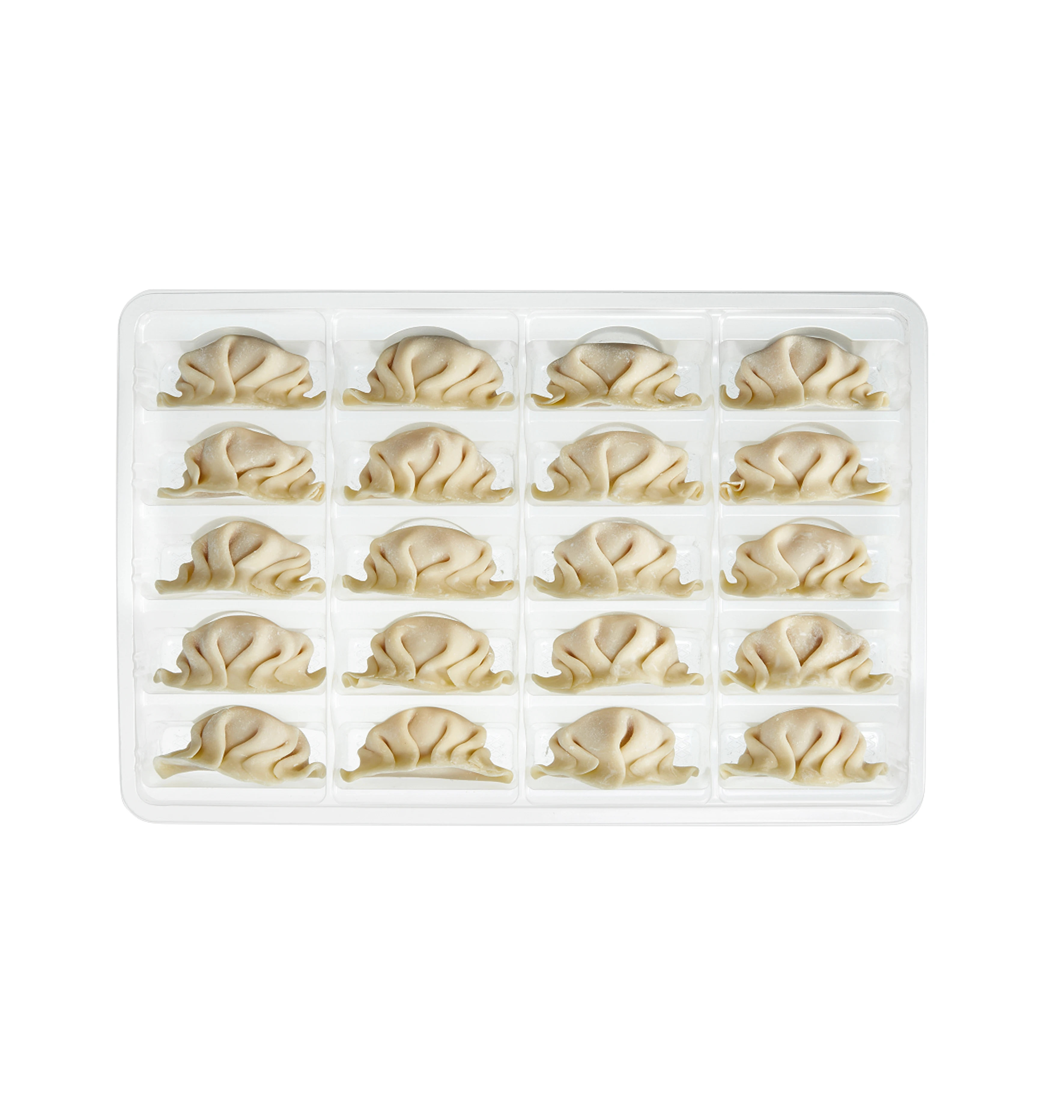 Hot Sale Frozen PP Plastic Food Dumpling Tray with Dividers