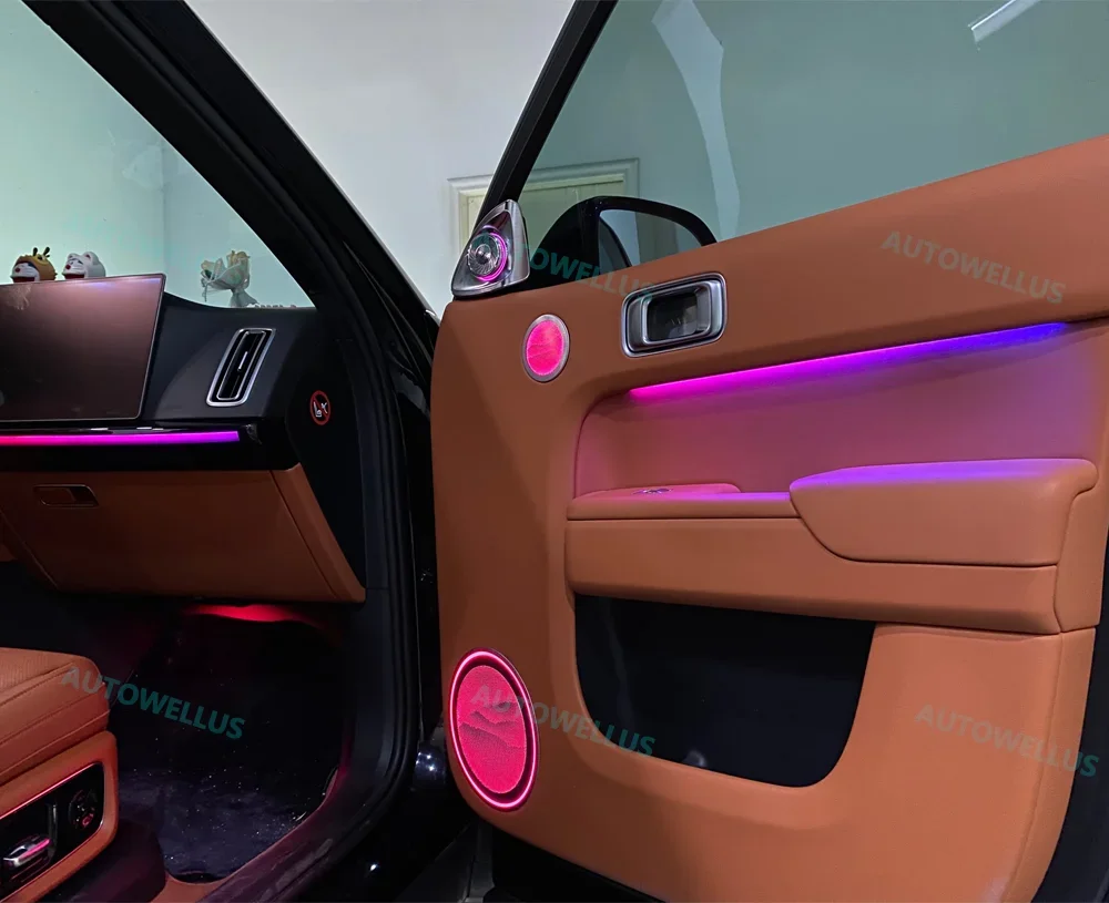 64-Color Dynamic Dashboard Door Panel Ambient Lights for Lixiang L7/L8 ...