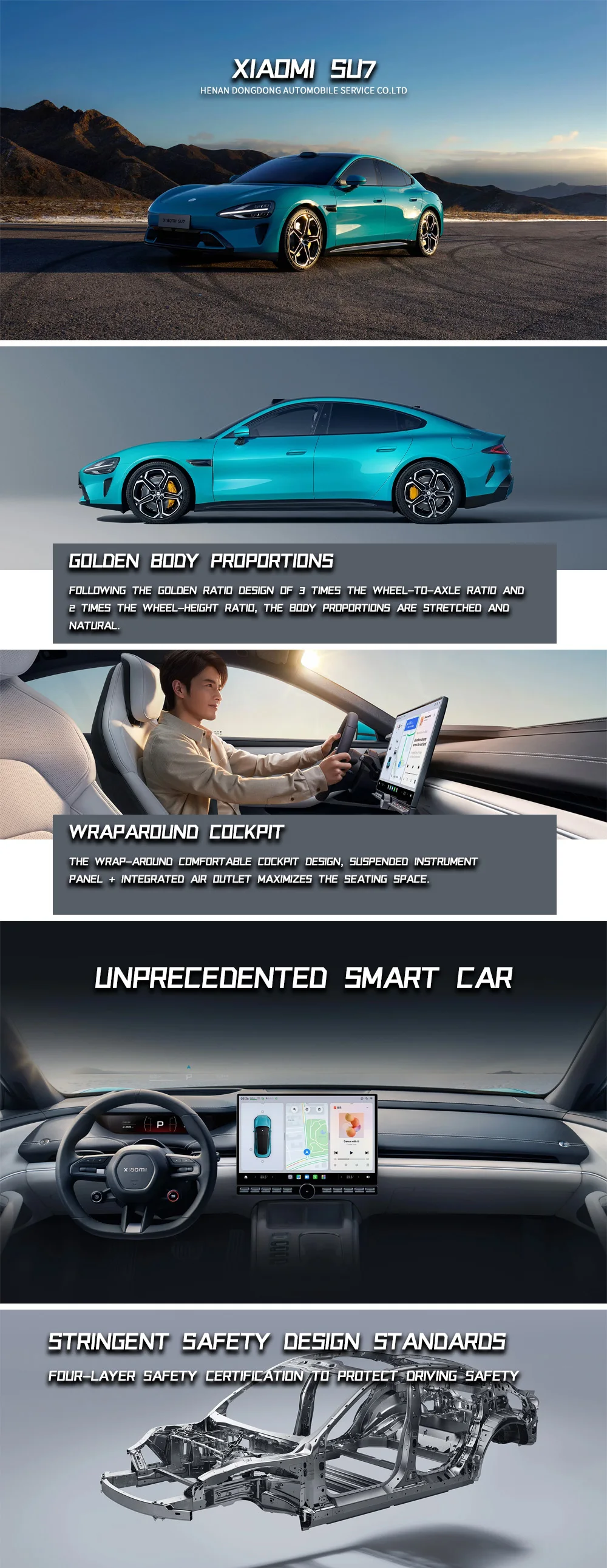 Xiaomi Su7 2024 New Beijing Electric Car Vehicles Latest New Energy ...