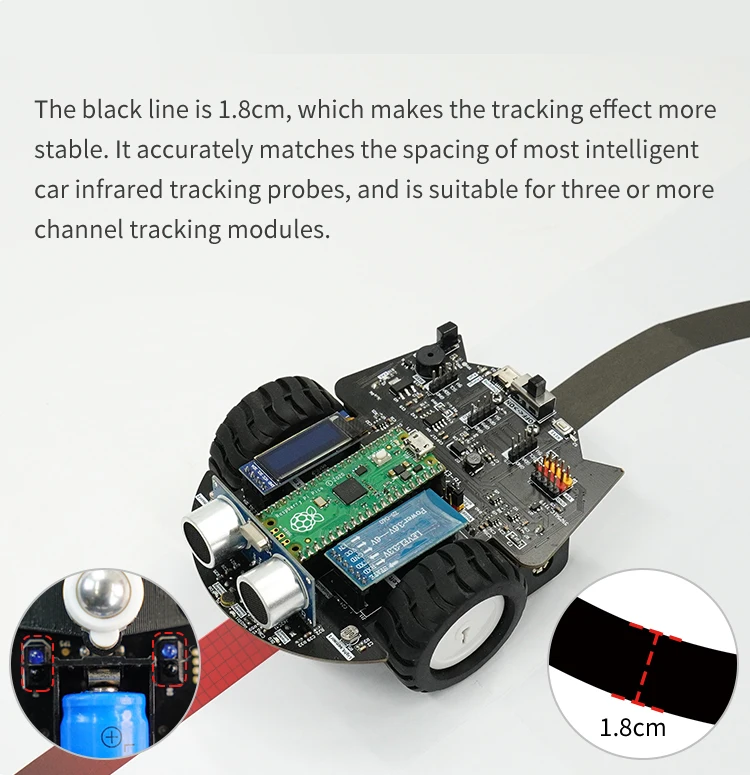 Yahboom Robot Car - Infrared Line-Tracking Black & White Map