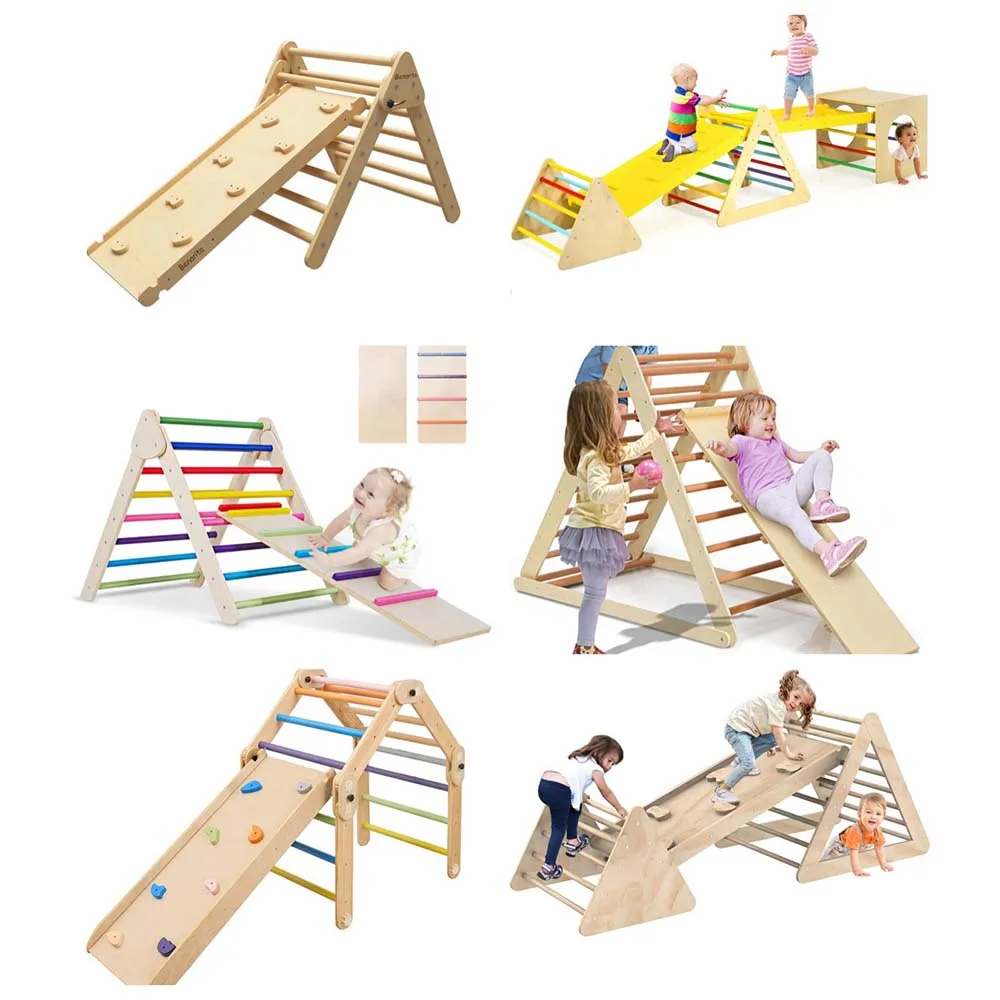 Wooden Pickler Square Set,Indoor Assemblable Children Ladder,Montessori ...