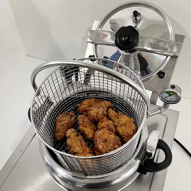 Broaster Chicken 3 kw Pressure Fryer Machine Table-Top Pressure Fryer ...