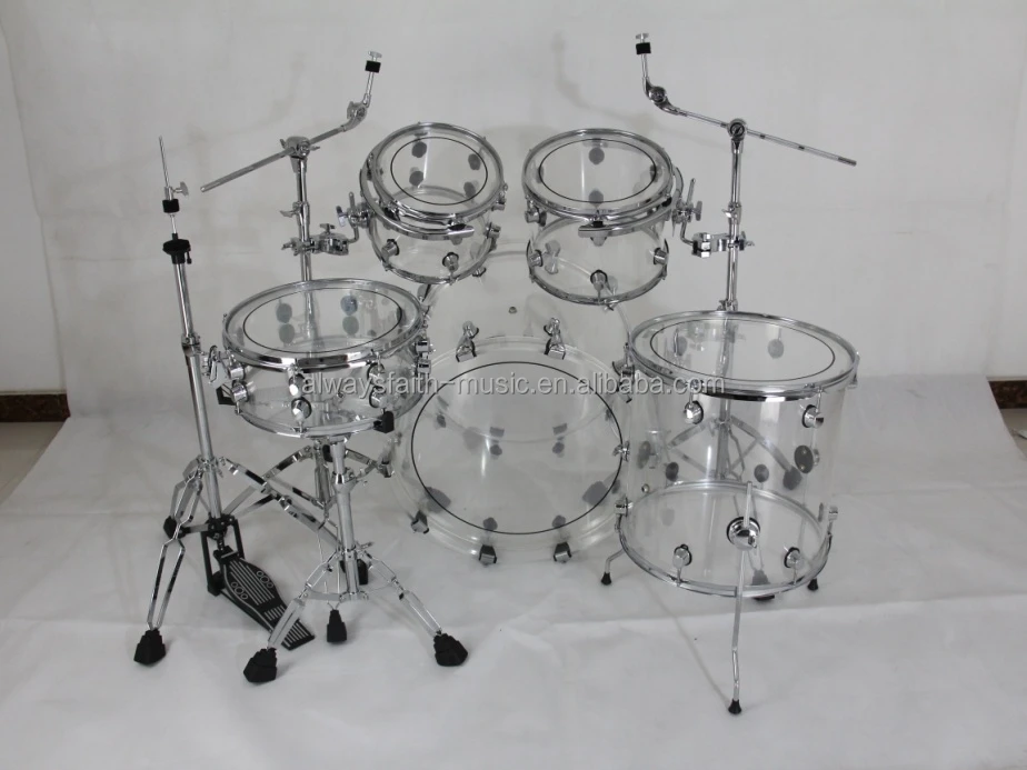 Wholesale Musical Instrument Acrylic Drum Set Professional