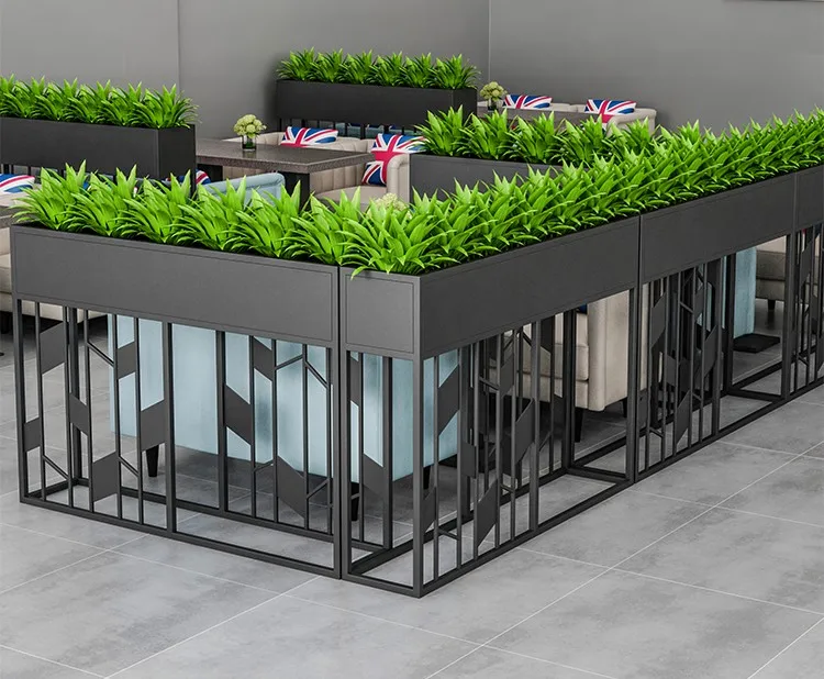 Office Partitions - Modern Metal Plant Stands for Spaces