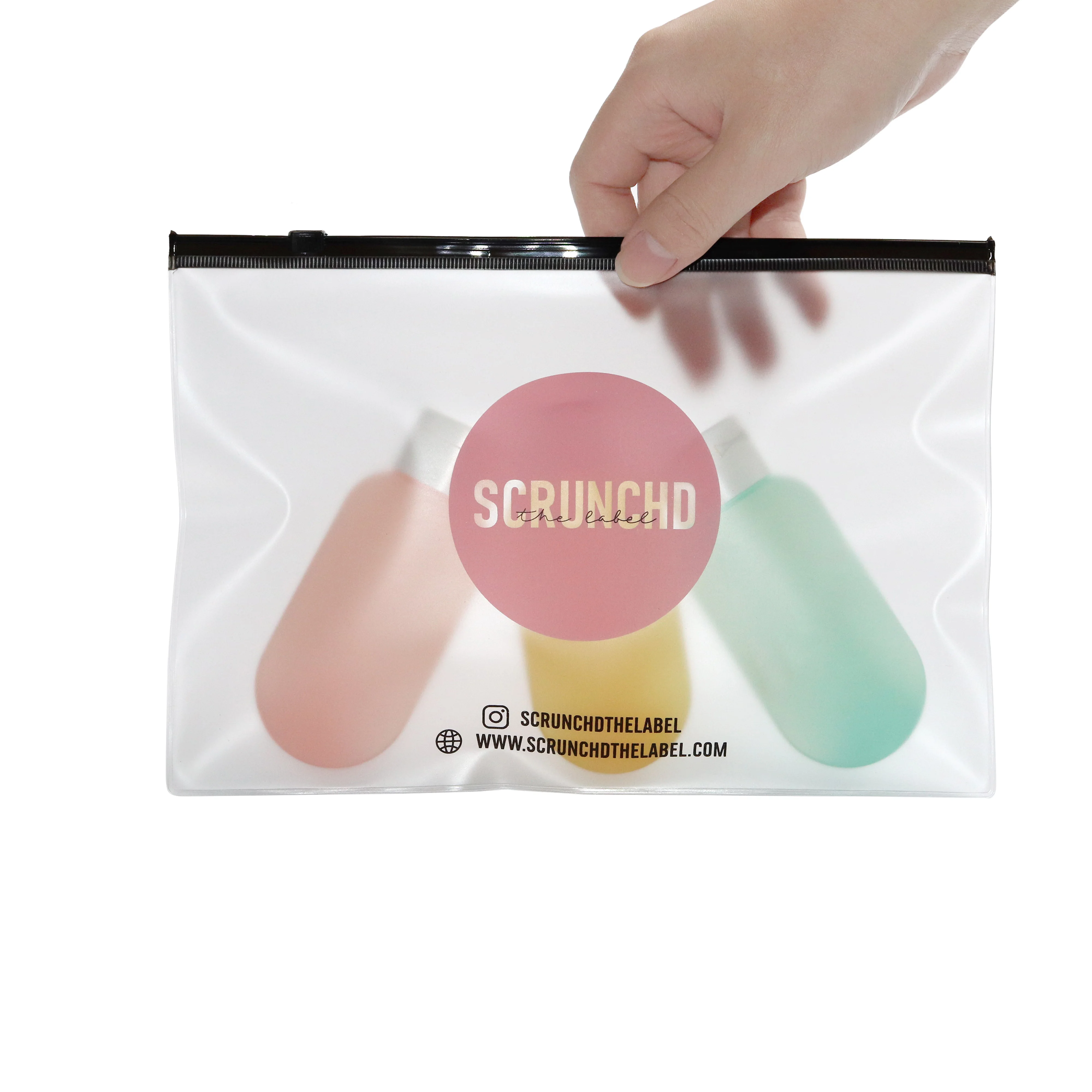 Frosted Swimwear Packaging - Custom PVC Envelope Pouch