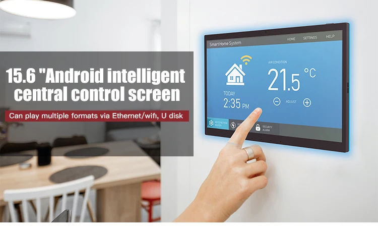 Smart Interactive Displays 15.6 Inch Wall Mount Poe Android Tablet ...