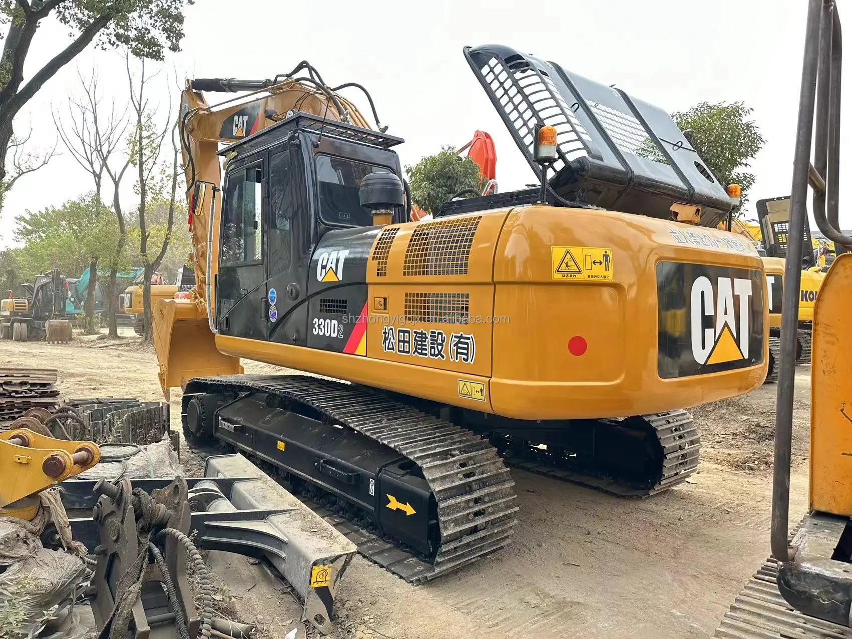 Used Construction Caterpillar 330d Earth Moving Excavator Machine Cat ...