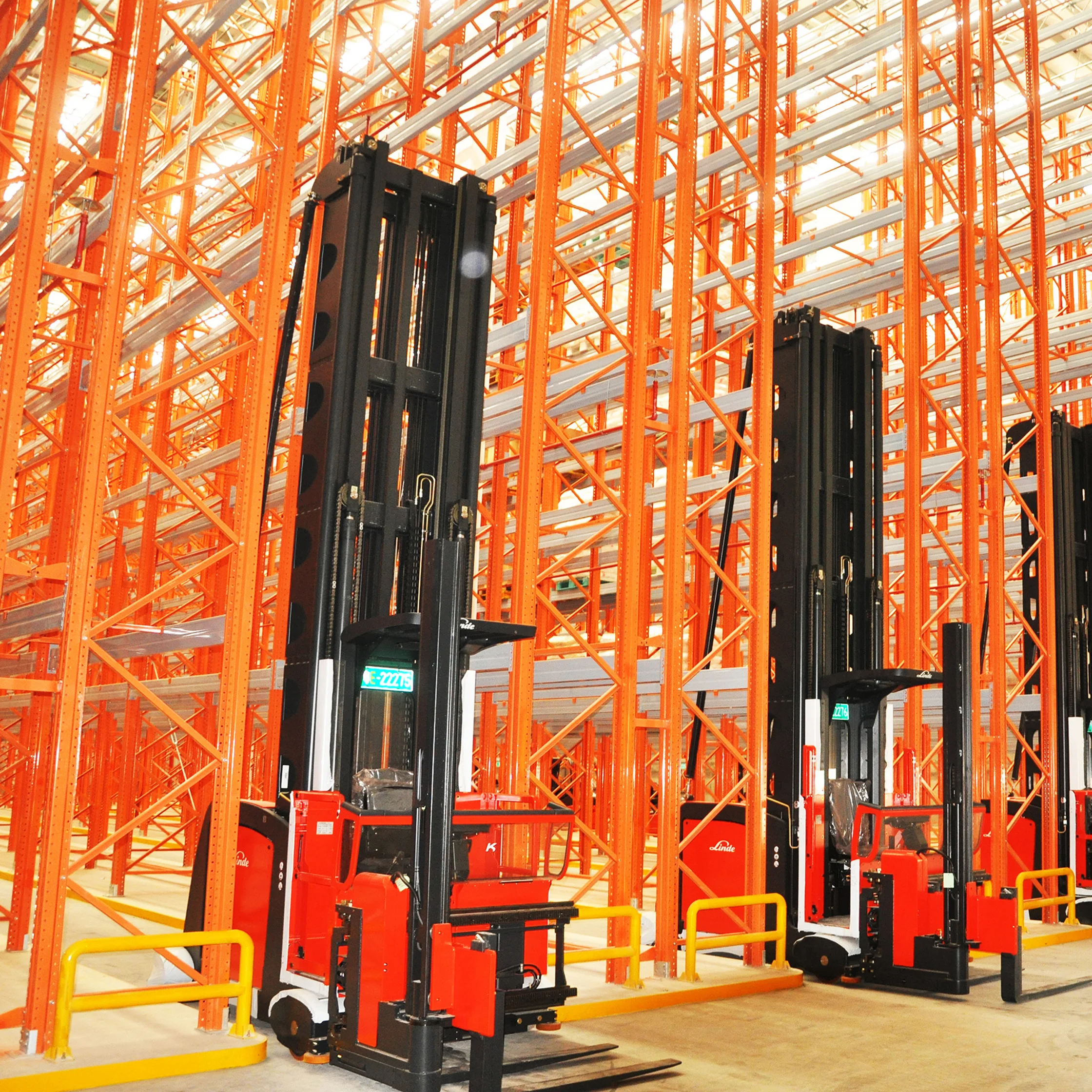 Stacking Lift Cold Storage High Bay Racking System VNA Pallet Racking ...