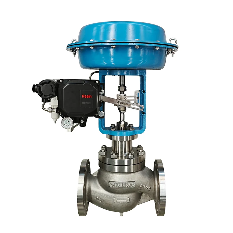 Pneumatic Diaphragm Valve Dn80 Pressure Balancing Control Valve ...