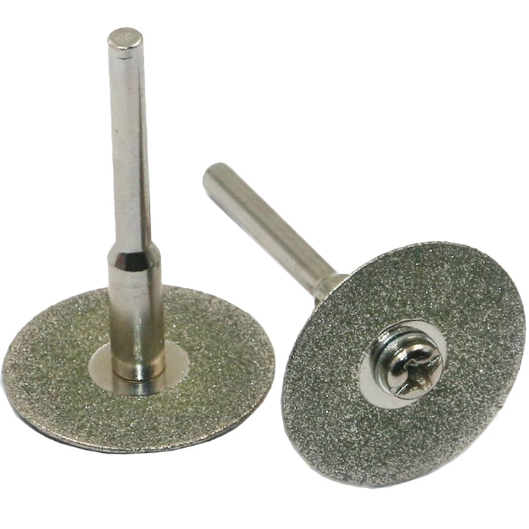 22mm Mini Abrasive Diamond Cutting Disc Set For Dremel Rotary Cutter ...