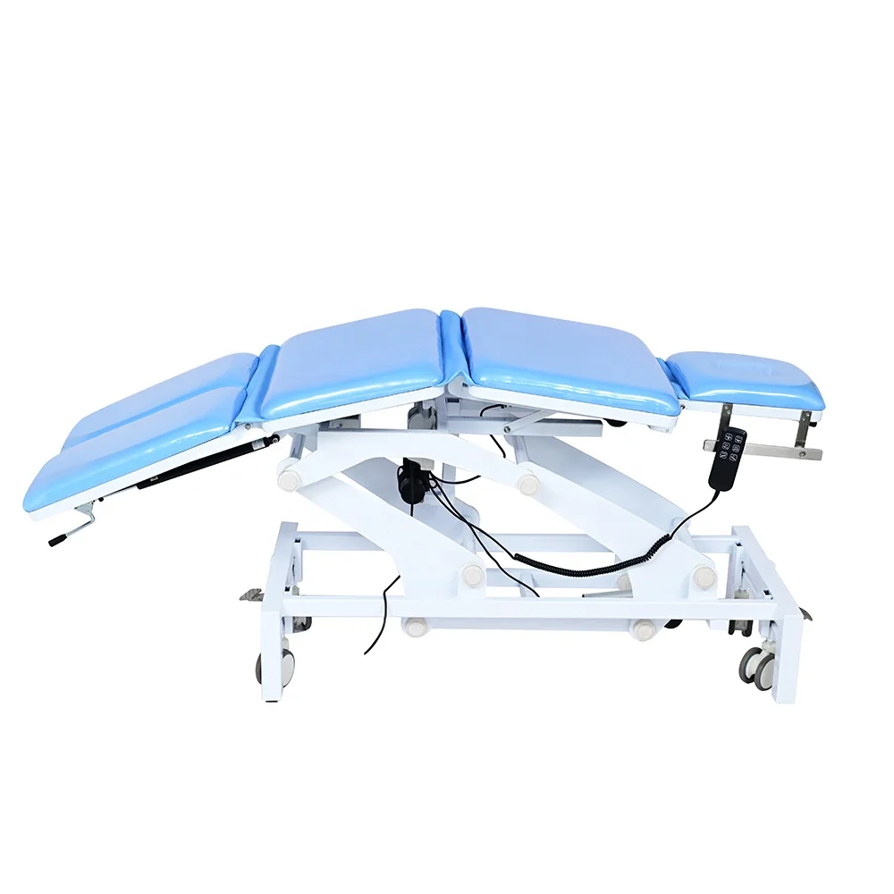 Electric Tilt Table for Rehabilitation Adjustable Treatment Bed Massage ...
