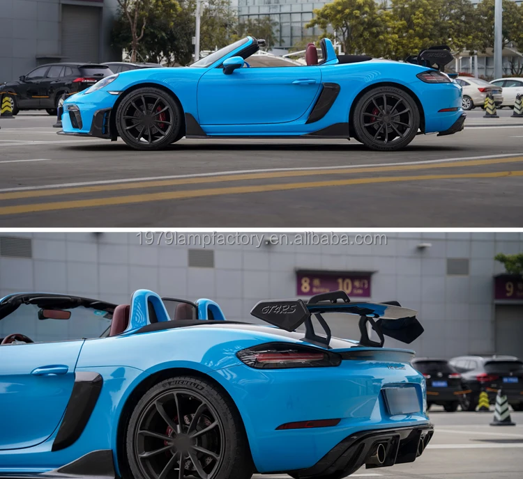 Car Bodykit Carbon Fiber Rear Trunk Wing 16-23 982 Front Bumper Upgrade ...