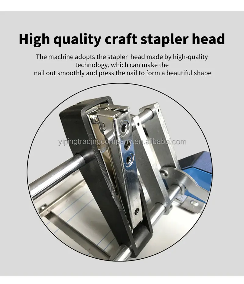 300 Books/hr Speed Manual Binding Booklet Maker & Folder - OEM