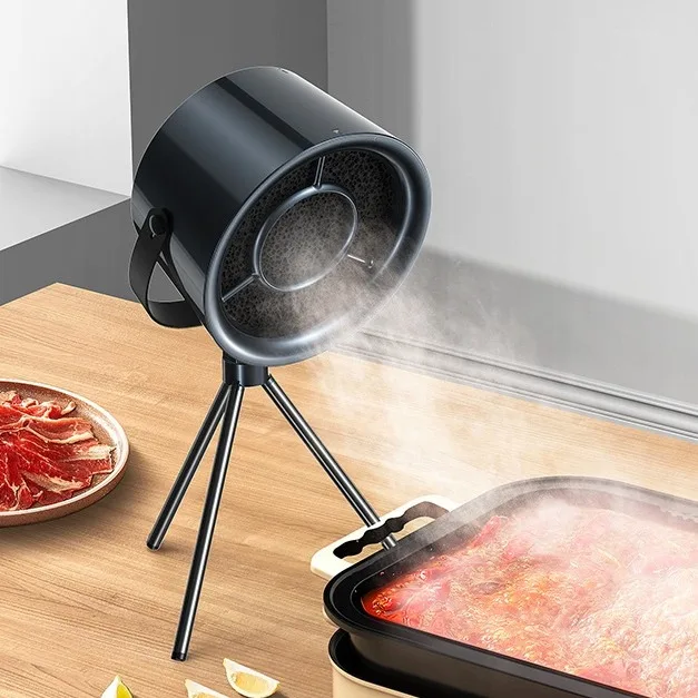 Usb Charging Desktop Range Hoods Portable Exhaust Fan Small Kitchen ...