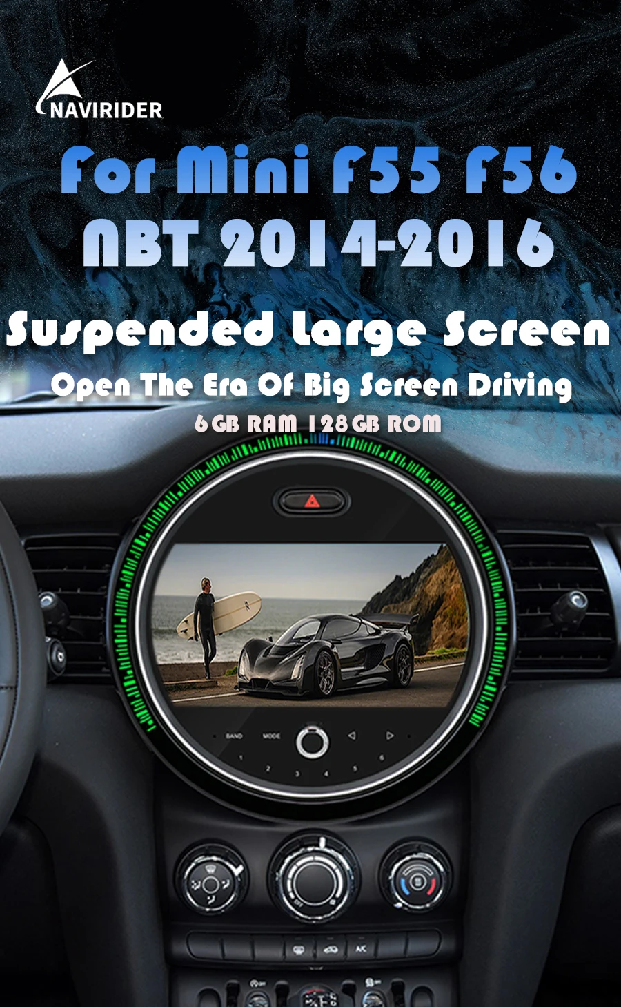 For Bmw Mini F55 F56 Nbt 2014 2015 2016 Multimedia Navigation Stereo ...