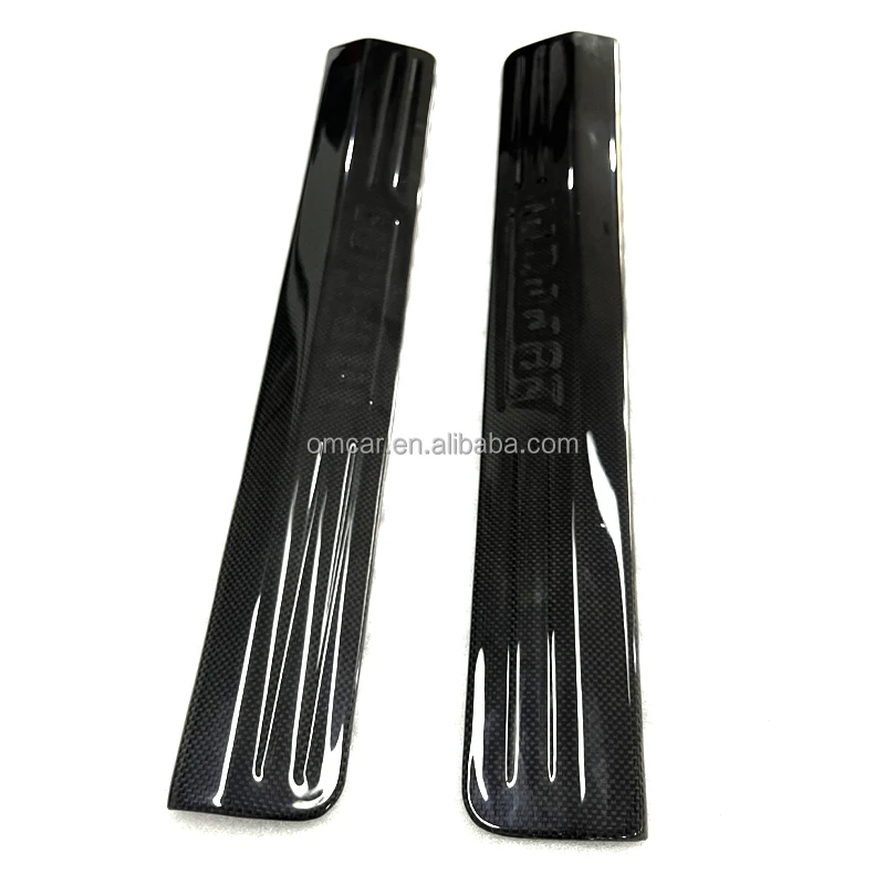 Car Refit Parts Dry Carbon Fiber Door Sill Interior For 2011-2016 ...