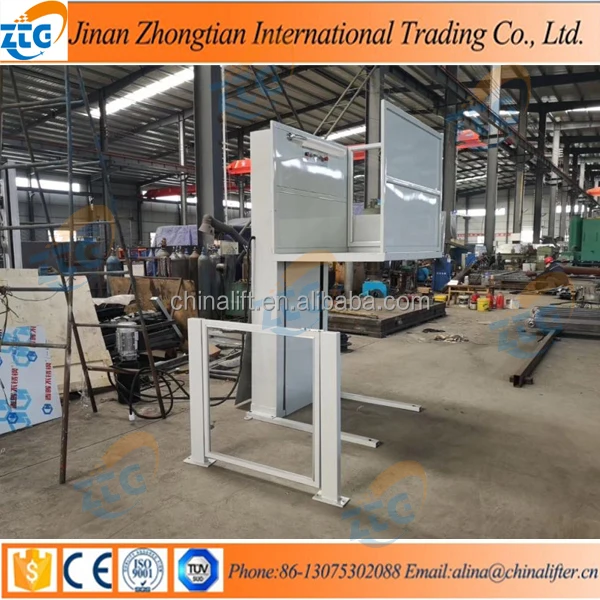Barrier-free Lift Vertical Wheelchair Lift Platform Handicapped ...