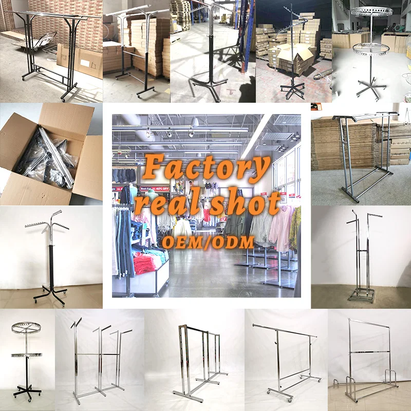 Fitting Room Shop Interior Design Ideas - Wall Mounted Display Rack