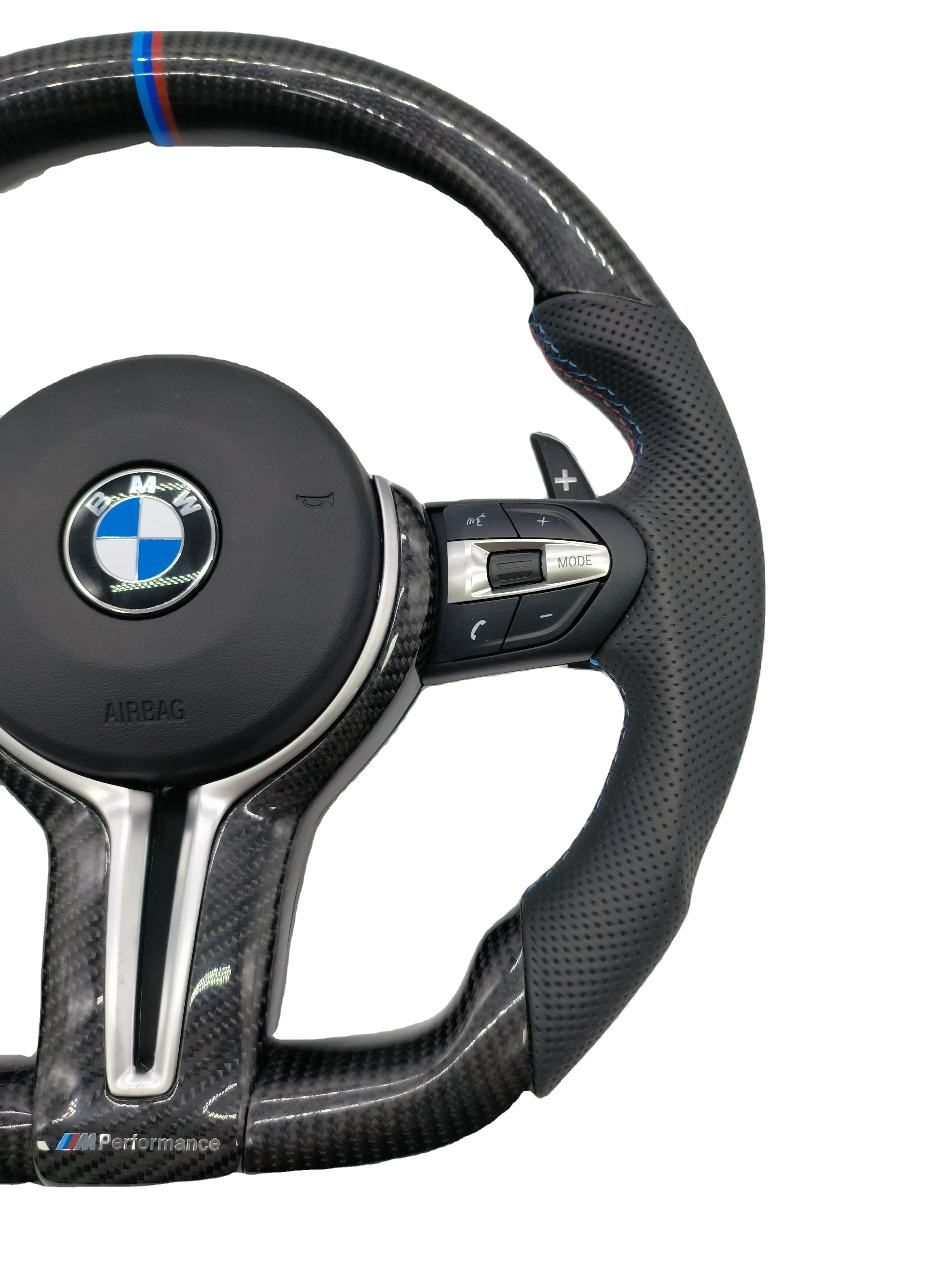 M Performance Carbon Fiber Steering Wheel Fit For Bmw F30 F32 F10 F20 ...
