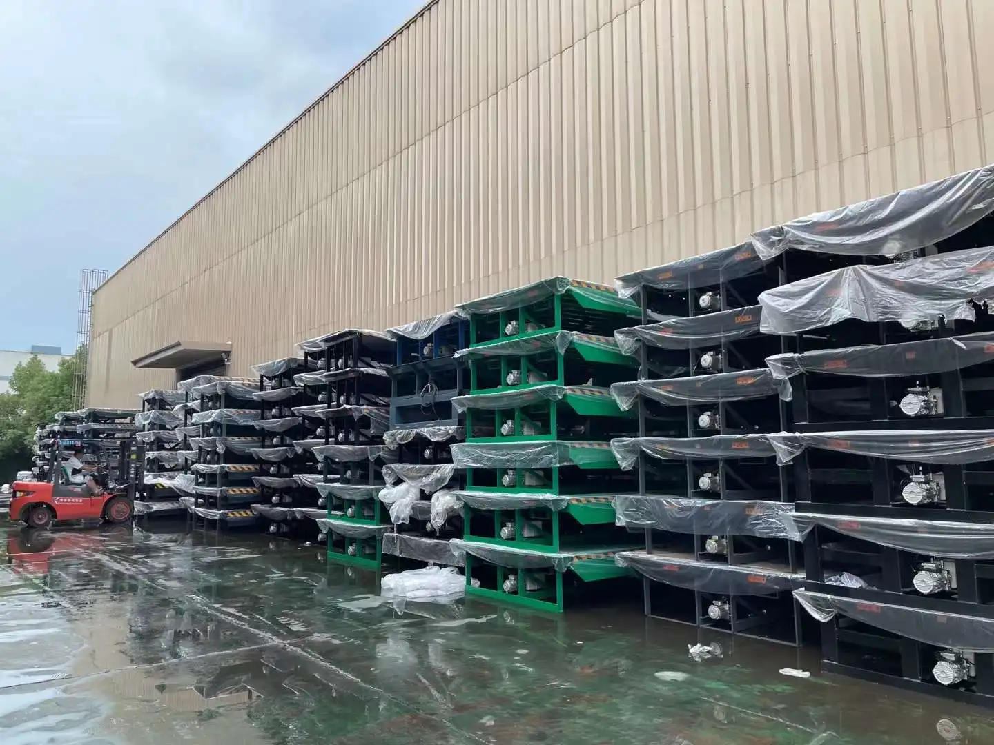 Hydraulic Dock Loading Ramp Electric Dock Leveler For Factory Logistic ...