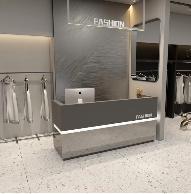 Fashion Modern Style Spa Beauty Salon Reception Desk Clothing Store ...