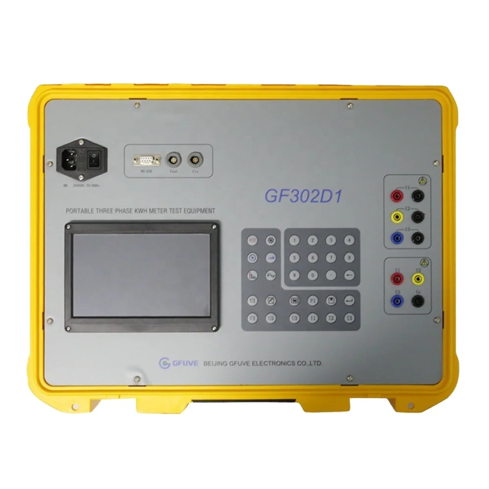 Gf302d1s Portable Three Phase Energy Meter Test System With Reference ...