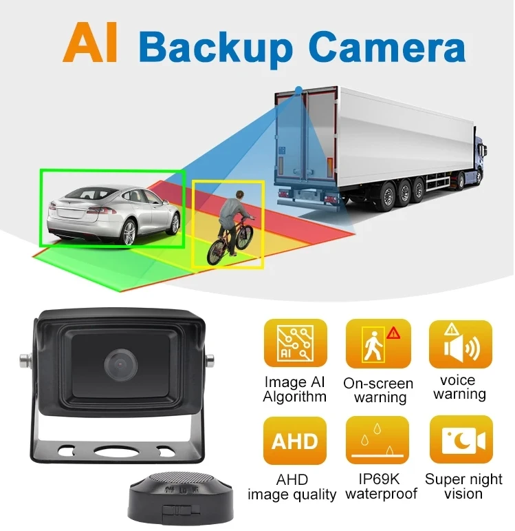 Truck Smart Pedestrian Vehicle Detection Bsd Ai Camera For Security And Surveillance Buy Ai