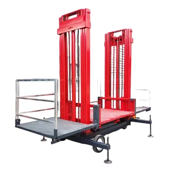 6 Meter Lift Scaffolding 500kg Hydraulic Electric Lift Mobile Material ...