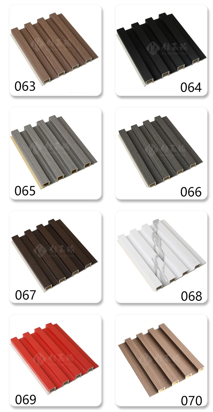 Wholesale Price Pvc Wpc Fluted Wall Panel Interior Decoration Eco Wood ...